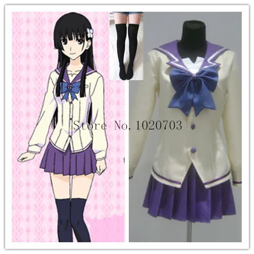 Sankarea: Undying Love Ranko Saouji Rea Sanka Cosplay Costume - Cosplay ...