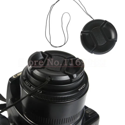 2 pcs 37 mm Camera Lens Cap keeper com Anti perder filtro para 37 mm ...