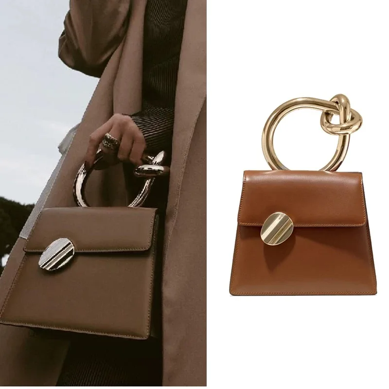 Metal Handle Handbags Women Messenger Bag 2019 Brand Chains Shoulder ...