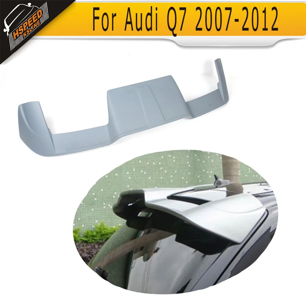 A styling FRP rear roof boot lip spoiler wing for Audi Q7 2007 2012 ...
