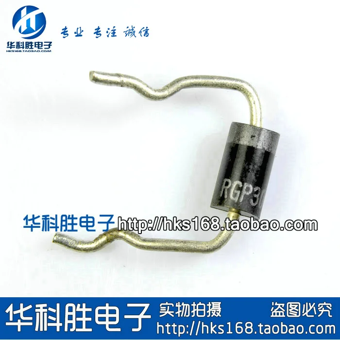 Grátis RGP30J Frete rápida recuperação diodo 600 V/3A|diode laser ...