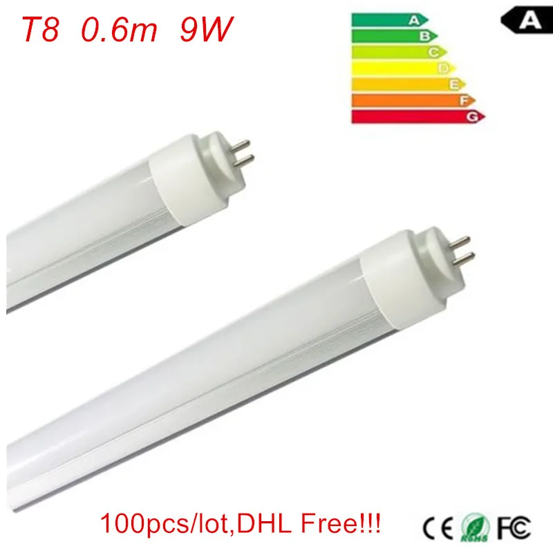 Low-Price-100Pcs-G13-2ft-T8-Ultra-Bright-Led-Tube-T8-600mm-9Watt-AC85 ...