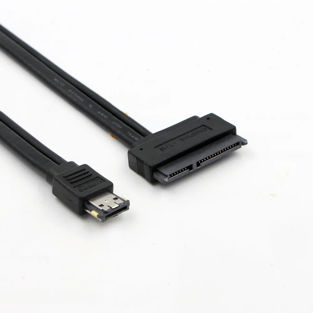 KuWFi eSATA USB 5V 12V Combo to 22 Pin SATA 2.5" HDD Hard Disk Cable ...