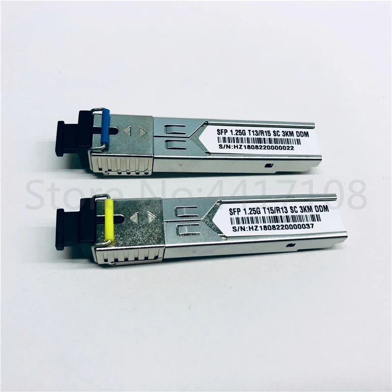 1 par de conectores SC 1,25 Gbps 3km DDM BIDI Otdr, módulo de tranceiver óptico 1310nm/1550nm ...
