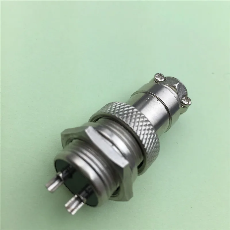 1pcs GX12 2 Pin Male & Female 12mm Wire Panel Connector Aviation Plug ...