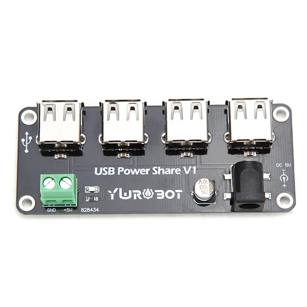 5V 4 채널 USB 전원 분배기 전원 모듈 보드, 무료 배송|board board|board moduleboard power ...