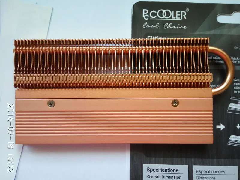 Buy Online Pure copper Heat pipe Top-end Memory cooling RAM cooler RAM ...