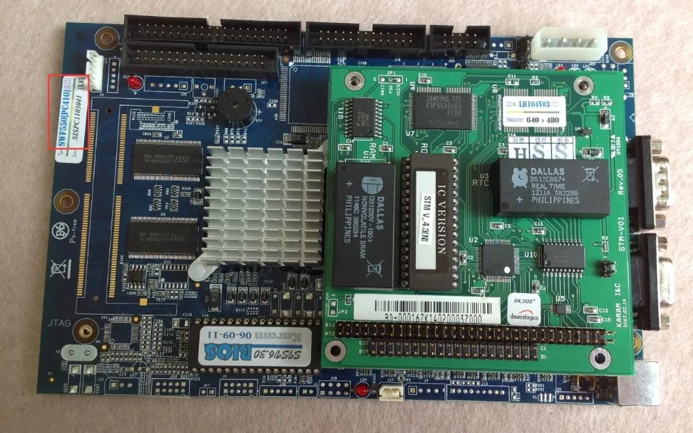 Sunstar SWF 자수기 예비 부품 586 CPU SWF550(PC410), 메모리 카드 포함|586 cpu ...