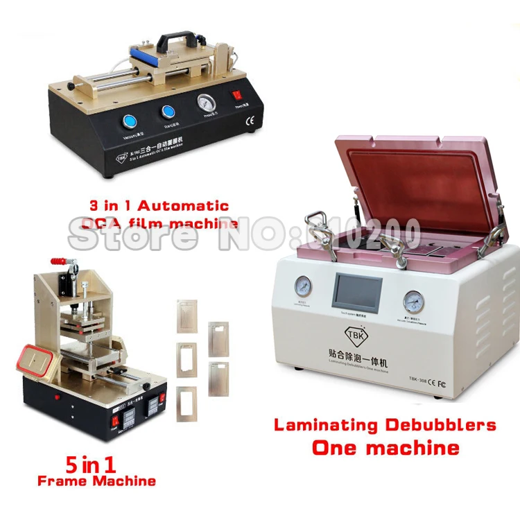 TBK LCD Refurbish Machine OCA Vacuum Laminating machine Support 15 ...