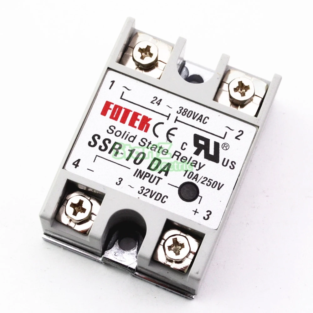 1pcs Ssr 10da 10a Solid State Relay Module 3 32v Dc Input 24 380vac In