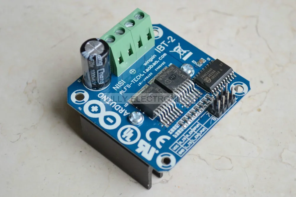 IBT-2 43A BTS7960 High Power Intelligent H-bridge Vehicle Motor Drive ...