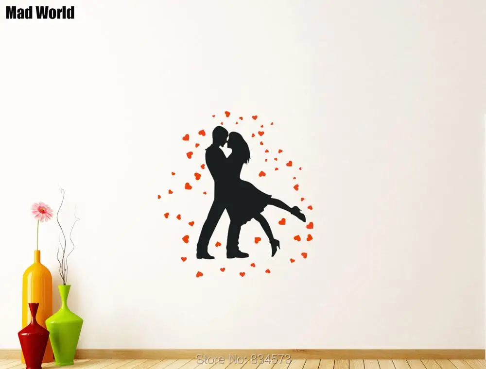 Kissing Wall Art Stickers at Melissa Wolf blog