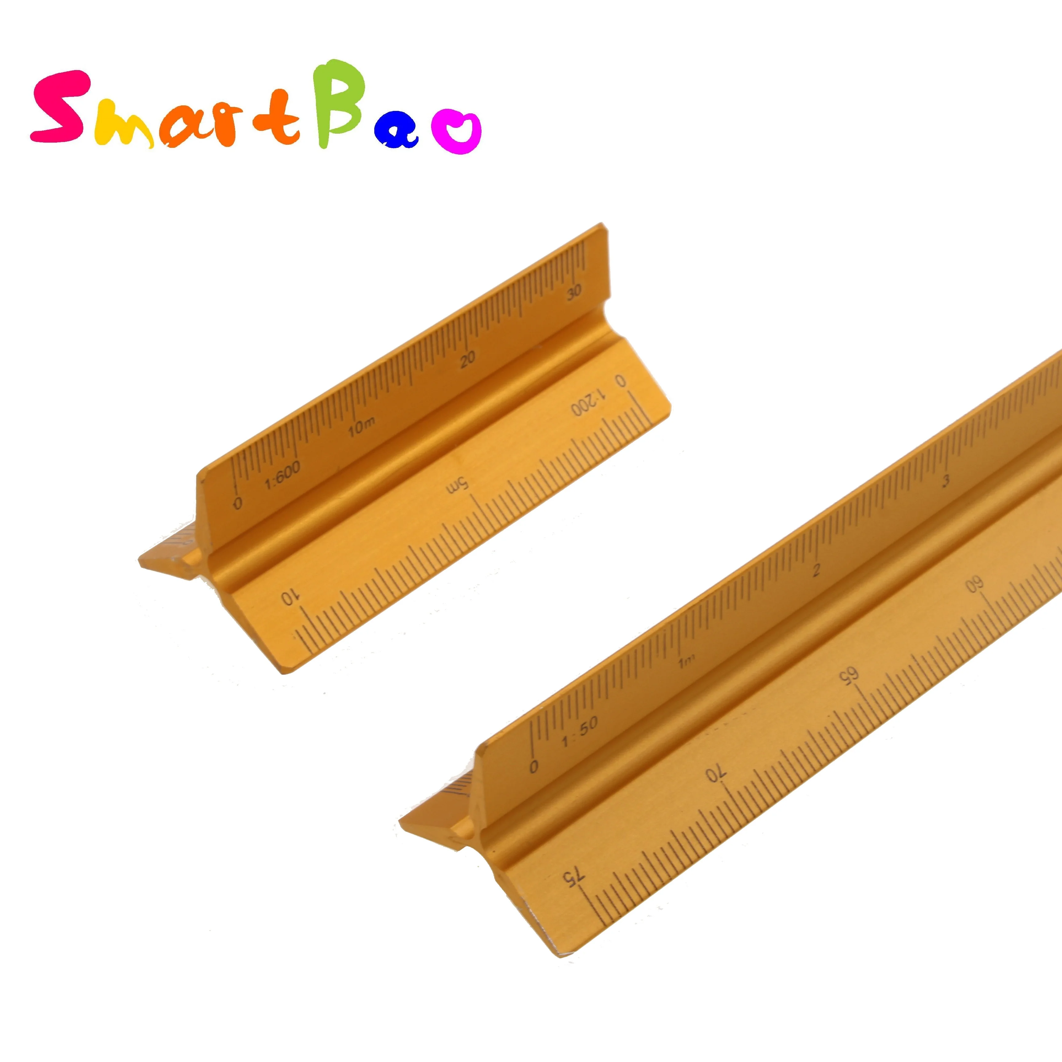 5+30cm Triangular Scale Rulers Architectural Aluminum Alloy Scale Ruler ...