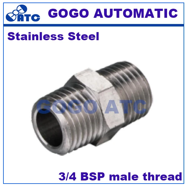 High quality quick coupler 3/4 male thread outside the wire pass ...