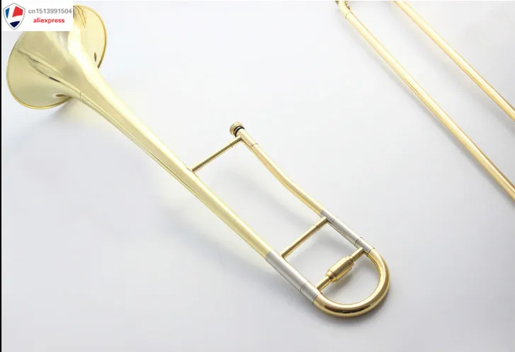 Musical instrument midway trombone down the B long pull instrument ...