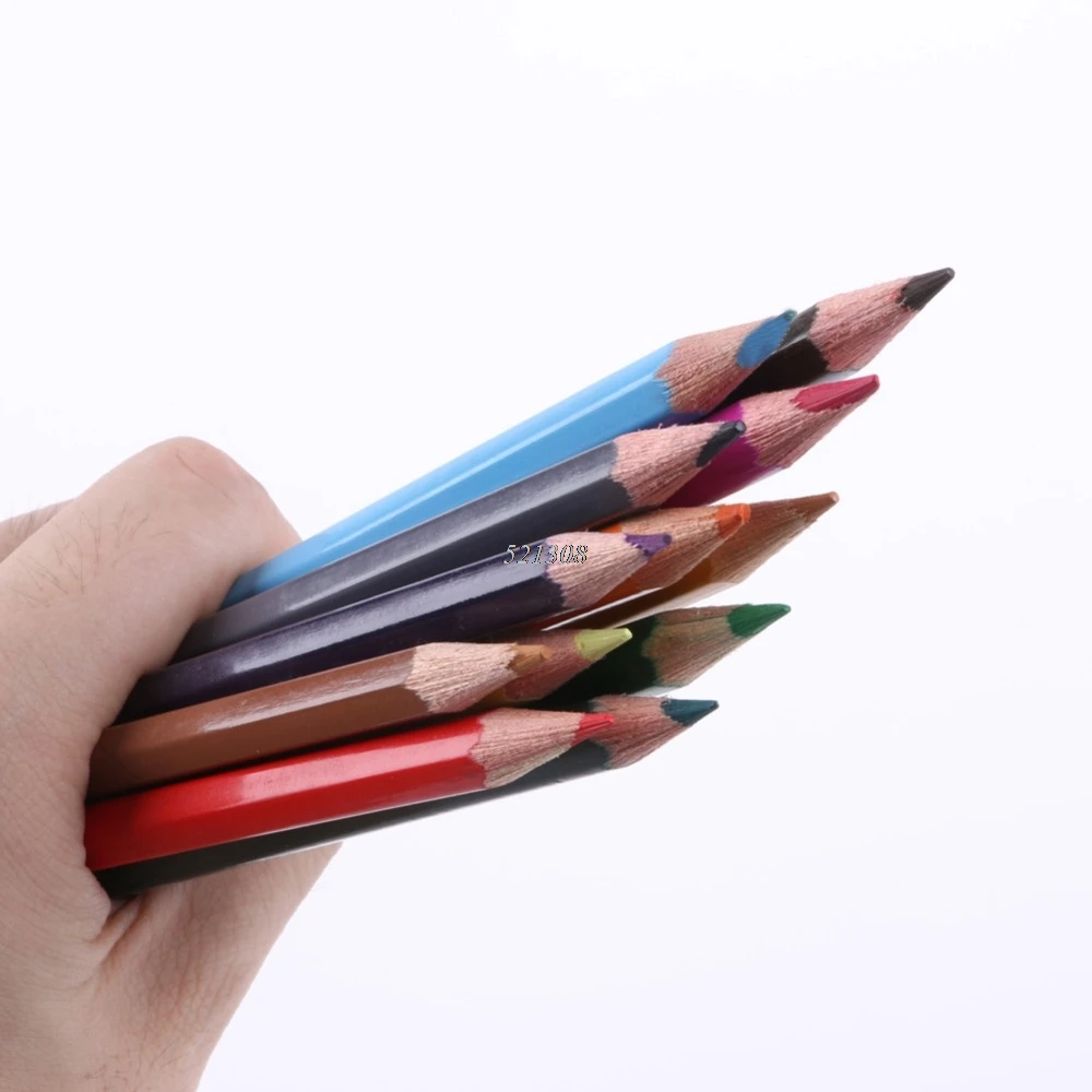 2017 Hot 12 Colors Pro Metallic Non Toxic Drawing Pencils Sketching 