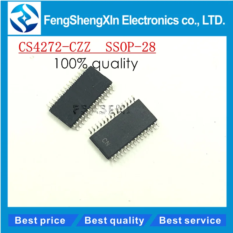 10pcs/lot CS4272 CS4272 CZZ TSSOP28 Audio codec IC CODEC AUD 24BIT ...
