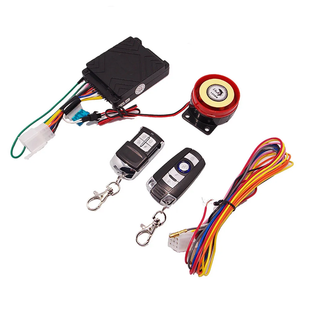 12v Motorcycle Scooter Alarm Motorbike Engine Start Anti theft ...