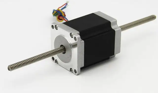 57mm miniatur schrittmotor Dual Welle CNC Lineare Schrittmotor T durch ...