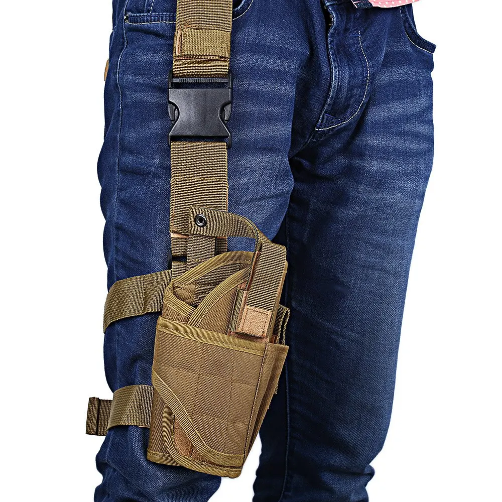 Leg Waist Bag Adjustable Waterproof Tactical Military Leg Pack Cover ...
