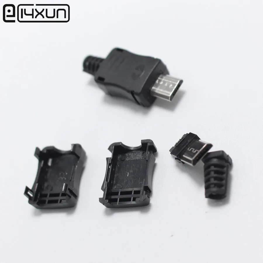 10set-Micro-USB-Male-Connector-Male-Micro-USB-Jack-2-0-5PIN-Plug-With ...