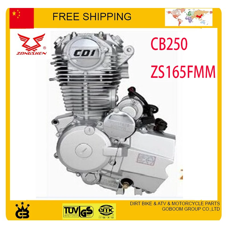 zongshen cqr 250cc air cooled engine 65.5mm cylinder 4 stroke xmotos apollo orion kayo mikilon ...