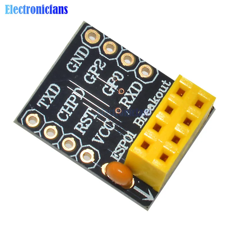 Купить с Esp8266 ЭСП 01 ЕСП 01с макет печатной платы адаптер для последовательного беспроводной