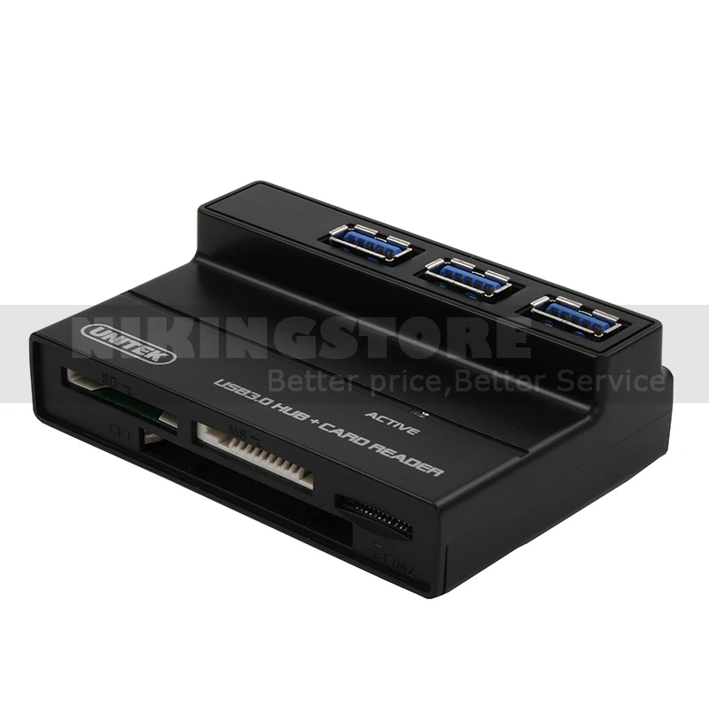 UNITEK Y 3123 USB 3.0 Multi Card Reader + 3 Ports Hub 5Gbps Support ...