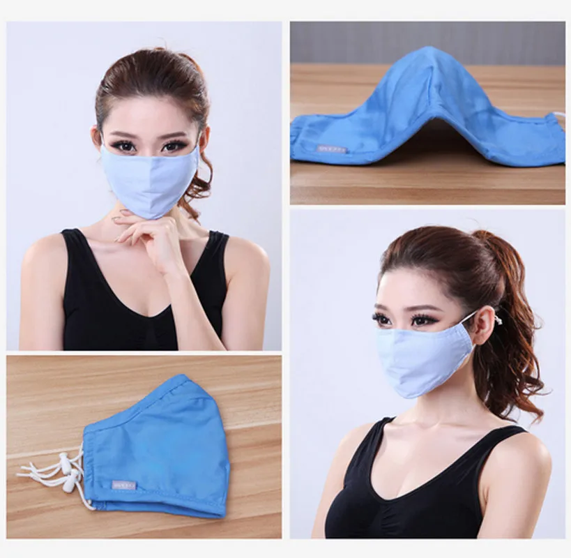 * Cotton* PM2.5 Activated Carbon Filtered Cute Anti Dust Mask Anti Dust ...