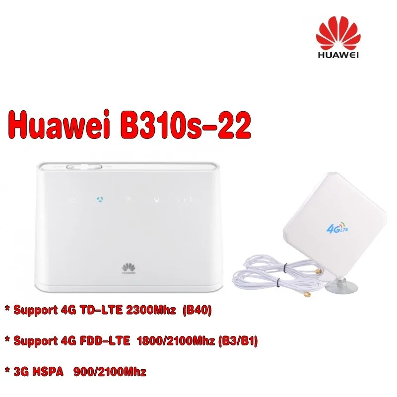 Huawei ROUTER módem B310 B310s 22, con antena de 150Mbps, 4G, LTE, CPE ...