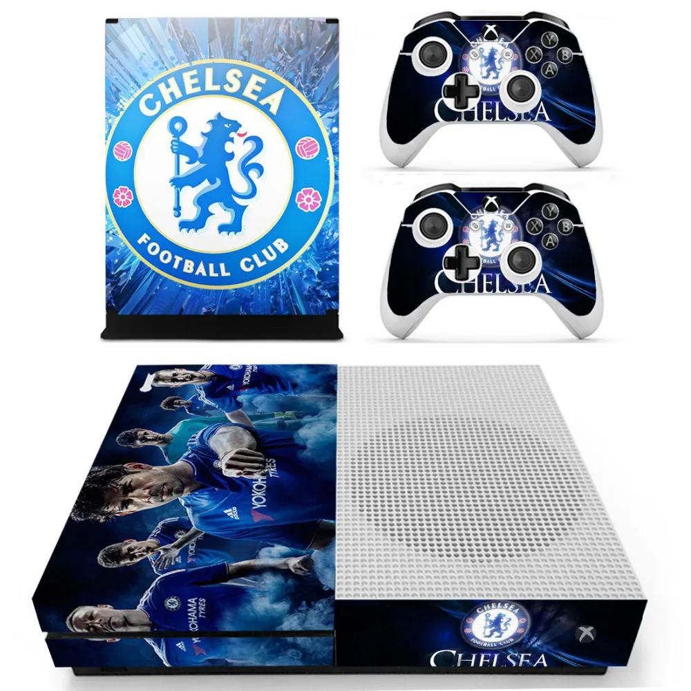 Chelsea Football Team Skin Sticker for Xbox One S - ConsoleSkins.co