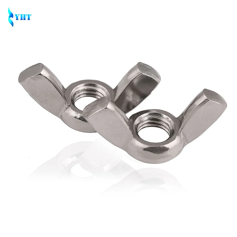 Écrous à oreilles en acier inoxydable 304, M3 M4 M5 M6 M8 M10 DIN315, écrou manuel, écrou ...