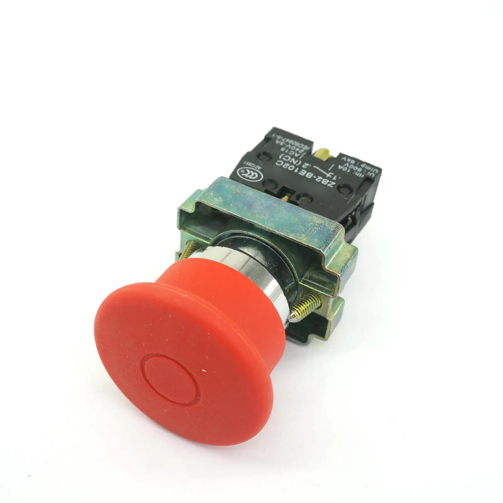 XB2BT42C 1 N/C Emergency Stop Mushroom Head Red Pushbutton Switch 22mm ...