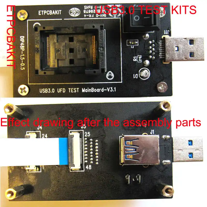 USB3.0/2.0 NAND TEST Stand, IC Erase/Test/Sort/Burn in Kits,FFC/FPC ...