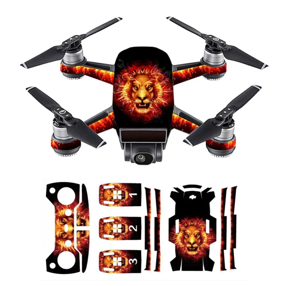 Owoda Drone Stickers Waterproof 3D Stereoscopic Drone Body Battery ...