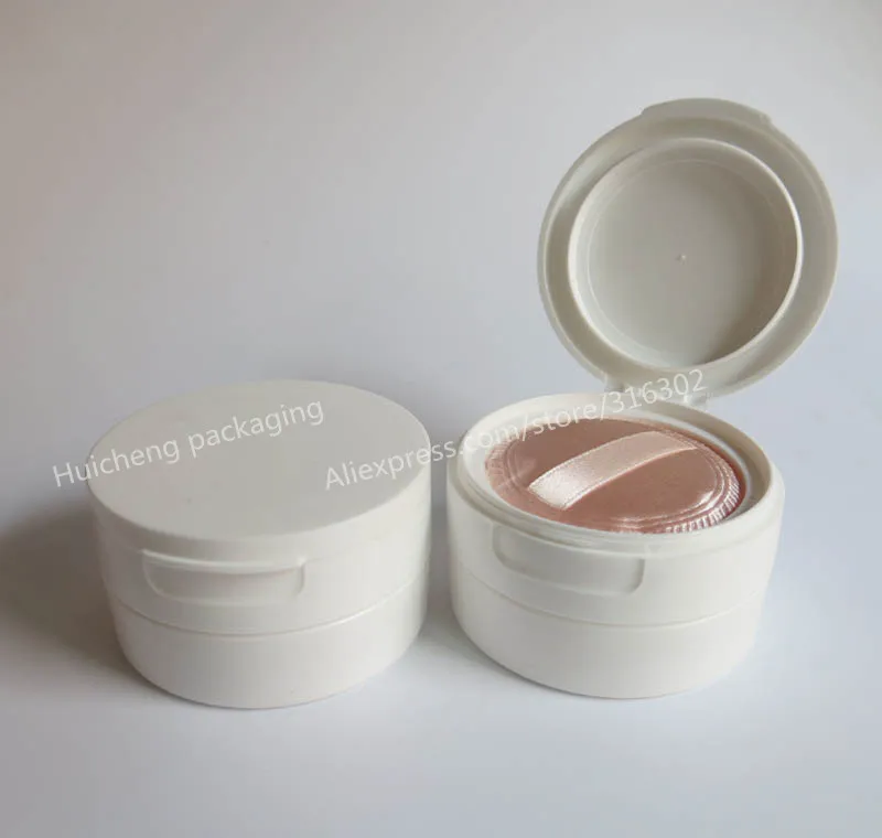 24pcs lot 50g Refillable Empty White Powder Case 50g Plastic Powder 24pcs-lot-50g-refillable-empty-white-powder-case-50g-plastic-powder