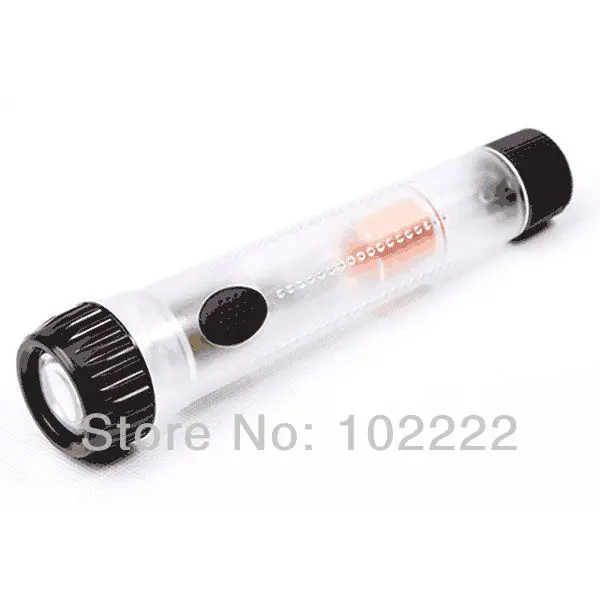 Shake Up Hand Powered Self Charging Handshake Flashlight Torch ...