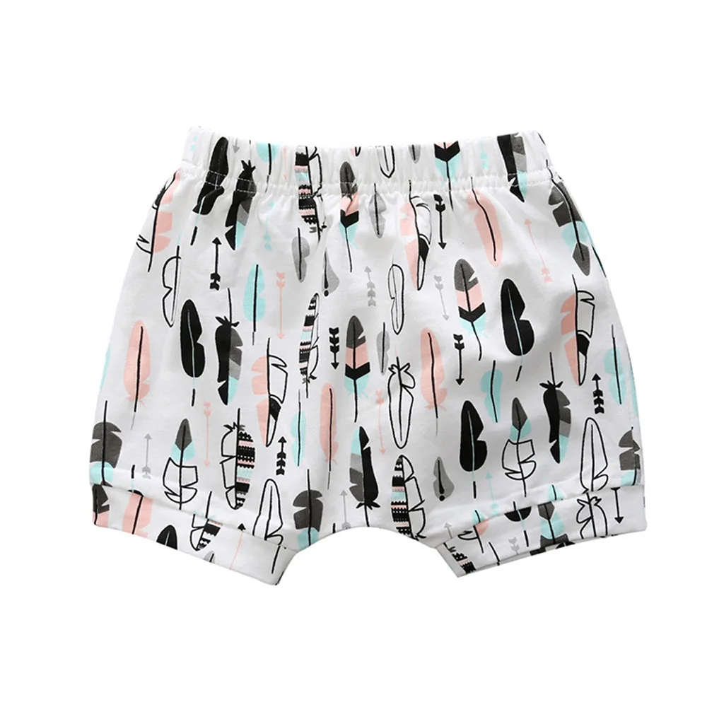 toddler boy clothes cotton casual shorts newborn baby girl summer loose ...