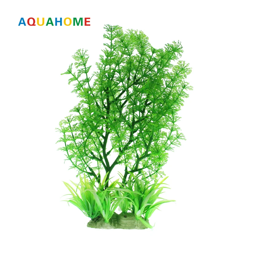 Aquarium-decorations-simulation-aquatic-green-plastic-artificial ...
