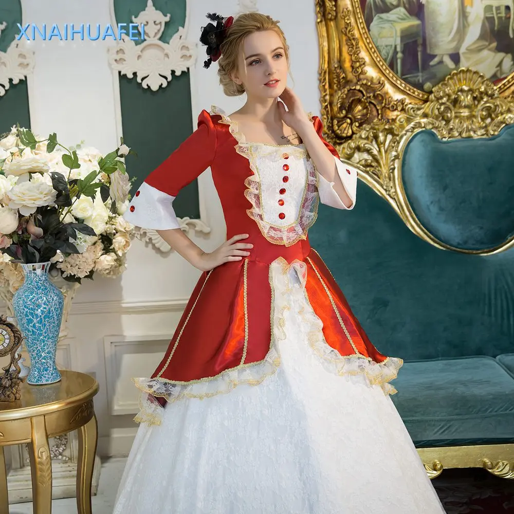 Formal Occasion Rococo Baroque Cosplay Medieval Renaissance Costume ...