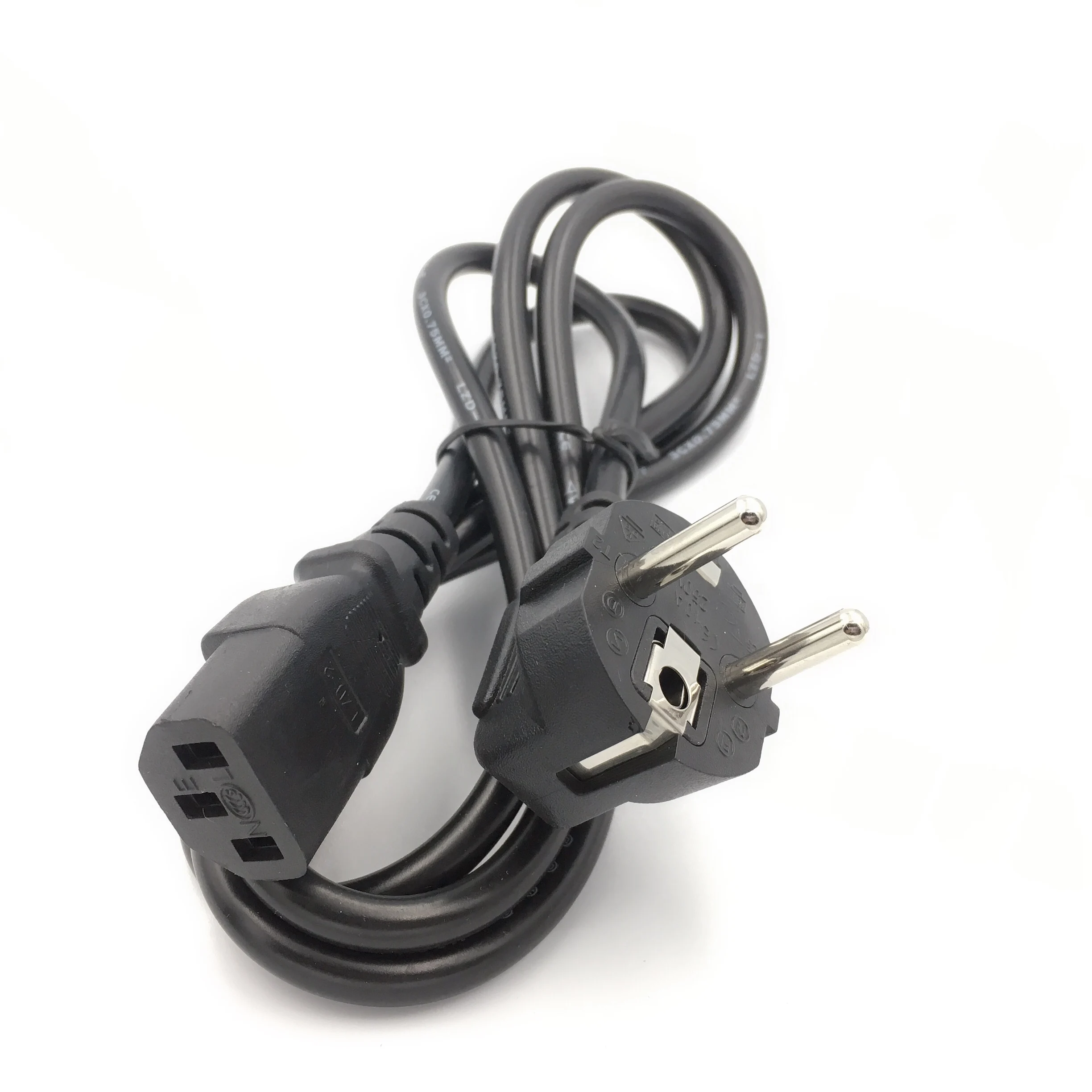 EU-European-Power-Cable-Euro-EU-Plug-IEC-C13-Power-Supply-Lead-Cord-1 ...
