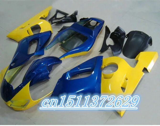 yellow blue Fairing Bodywork Kits For YZF R6 1998 2002 YZF R6 1998 1999 ...