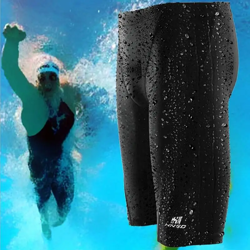 New Shark Swimming Trunks Men Waterproof Quick Drying Shorts Sharkskin ...