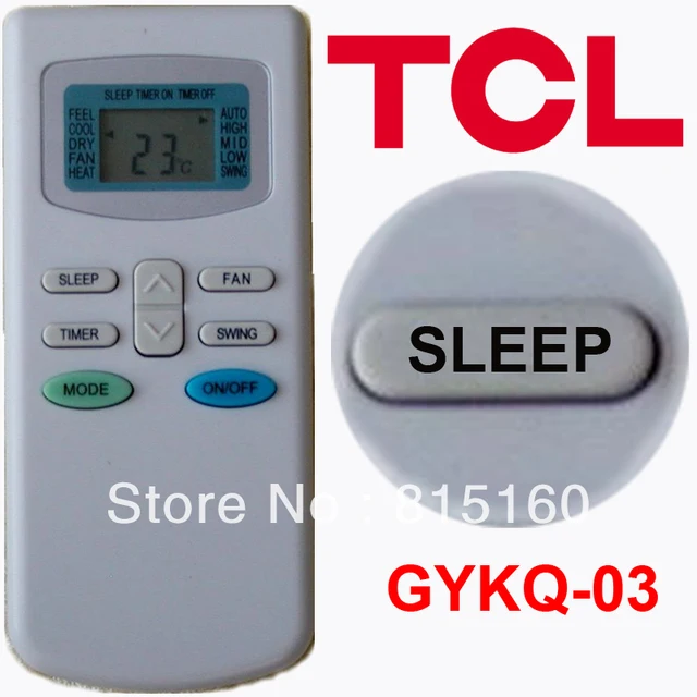 Schéma régulation plancher chauffant: Telecommande tcl climatiseur