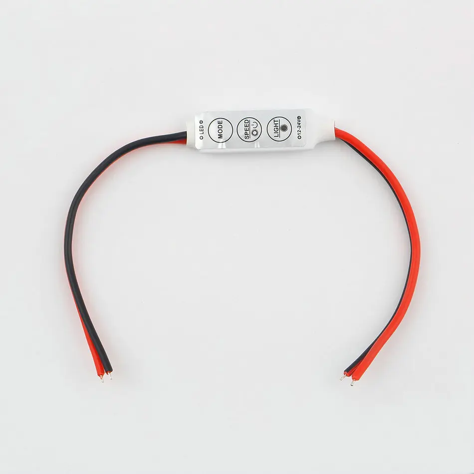 2 Pc Cheap Mini RGB Controler Dimmer Switch For 5050 3528 SMD LED ...