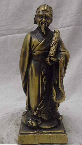 무료 배송 zhu668830 +++ 8 "중국어 청동 유명한 현자 입상 철학자 mengzi mencius 도서 동상|statue ...