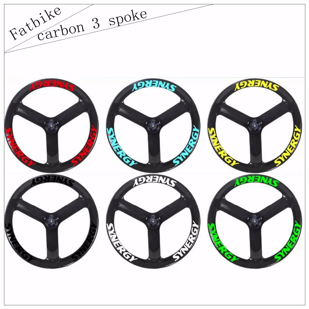 Synergy Fat Bike Tri Wheels 90mm 26inch Fatbike 3 Spoke Clincher Wheels ...