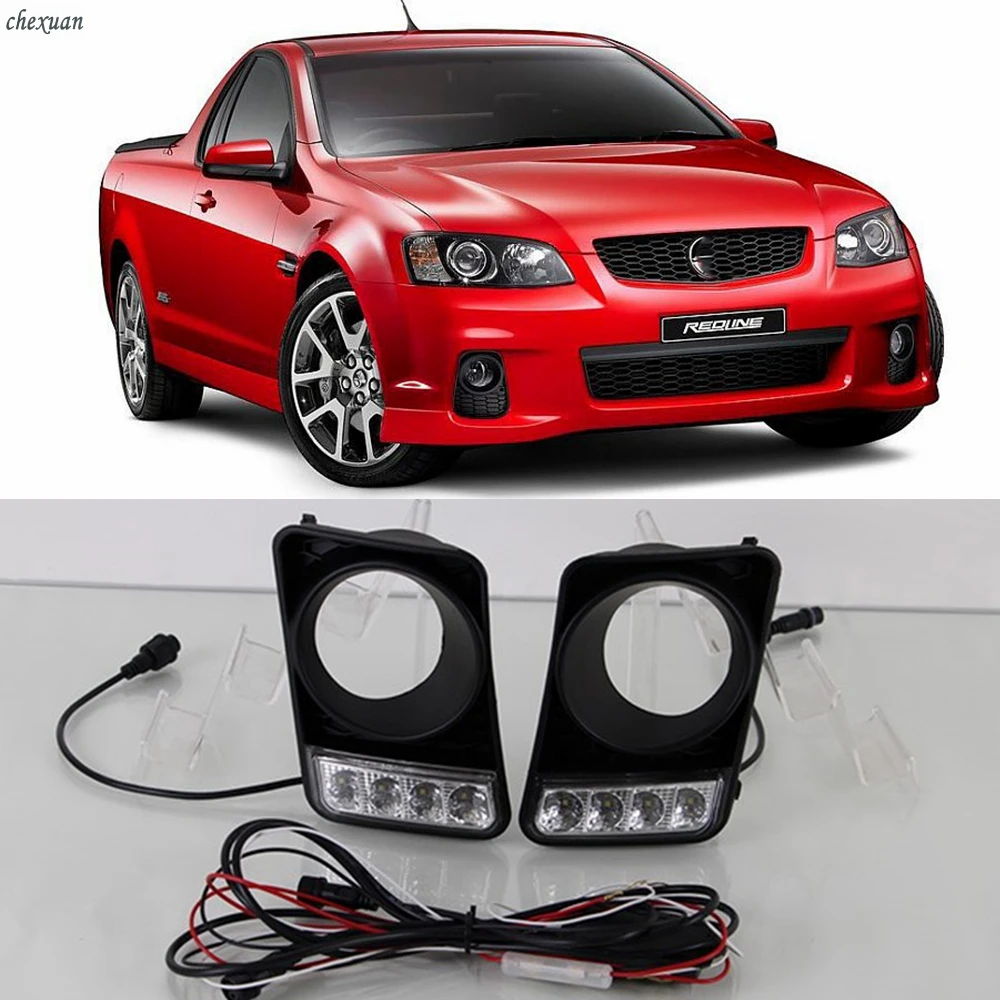 CSCSNL 1 set LED DRL Daytime Running Lights 12v ABS Fog Lamp Cover ...