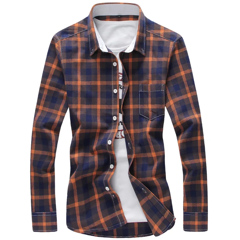 2018 Spring Autumn Men Shirts Mens Fashion Slim Fit Color Block Dazzle