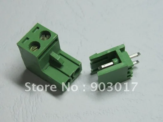 Green-L-Type-2pin-way-5-08mm-Screw-Terminal-Block-Connector-200-pcs-per ...